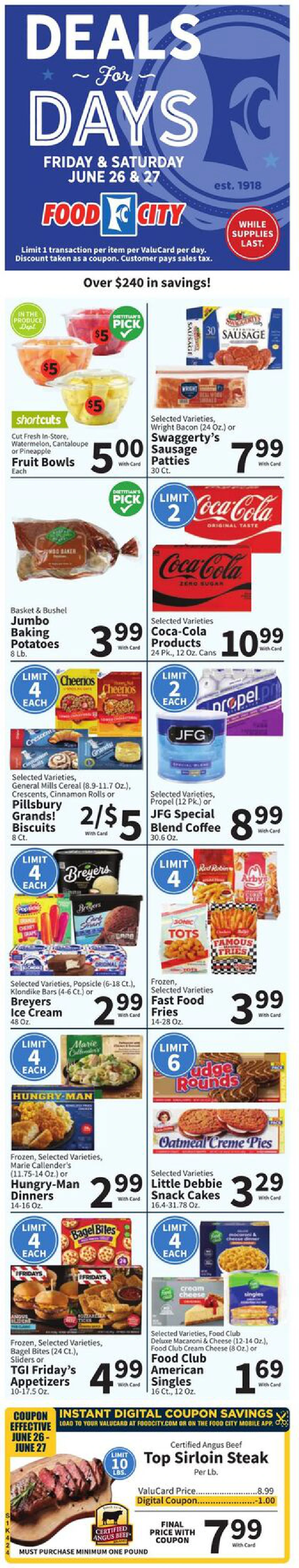 Food City Tri-Cities / Border - Weekly Ad Jun 24 - 30, 2026 - Jun 24 ...