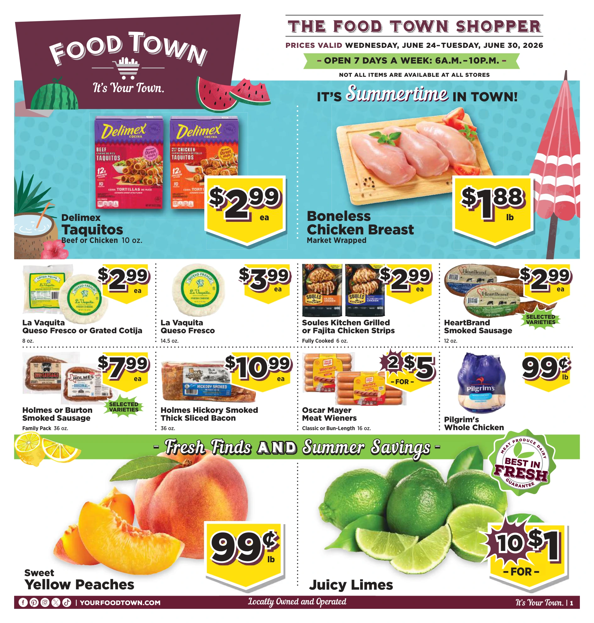 Food town Texas - Food town Texas - Jun 24 - 30, 2026 | WeeklyAd.io