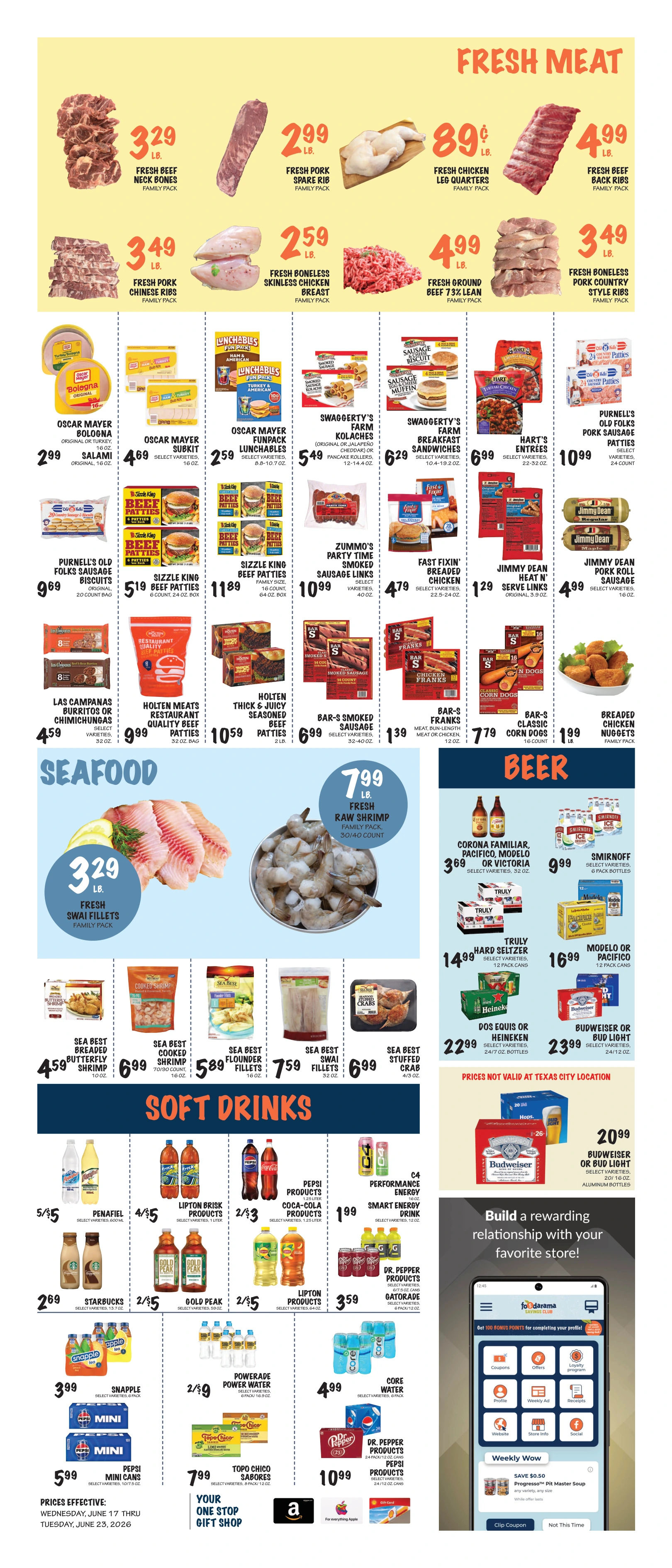 Foodarama Texas - Foodarama Texas - Jun 17 - 23, 2026 | WeeklyAd.io