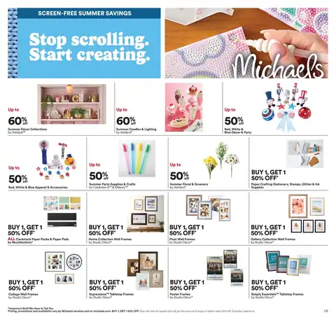 Michaels Weekly Ads & Flyers | WeeklyAd.io